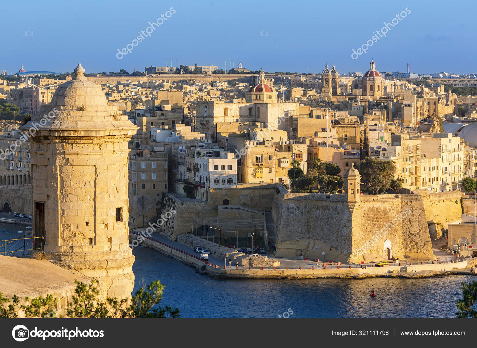 Malta Senglea View Valletta ⬇ Stock Photo, Image by © s4visuals #321111798