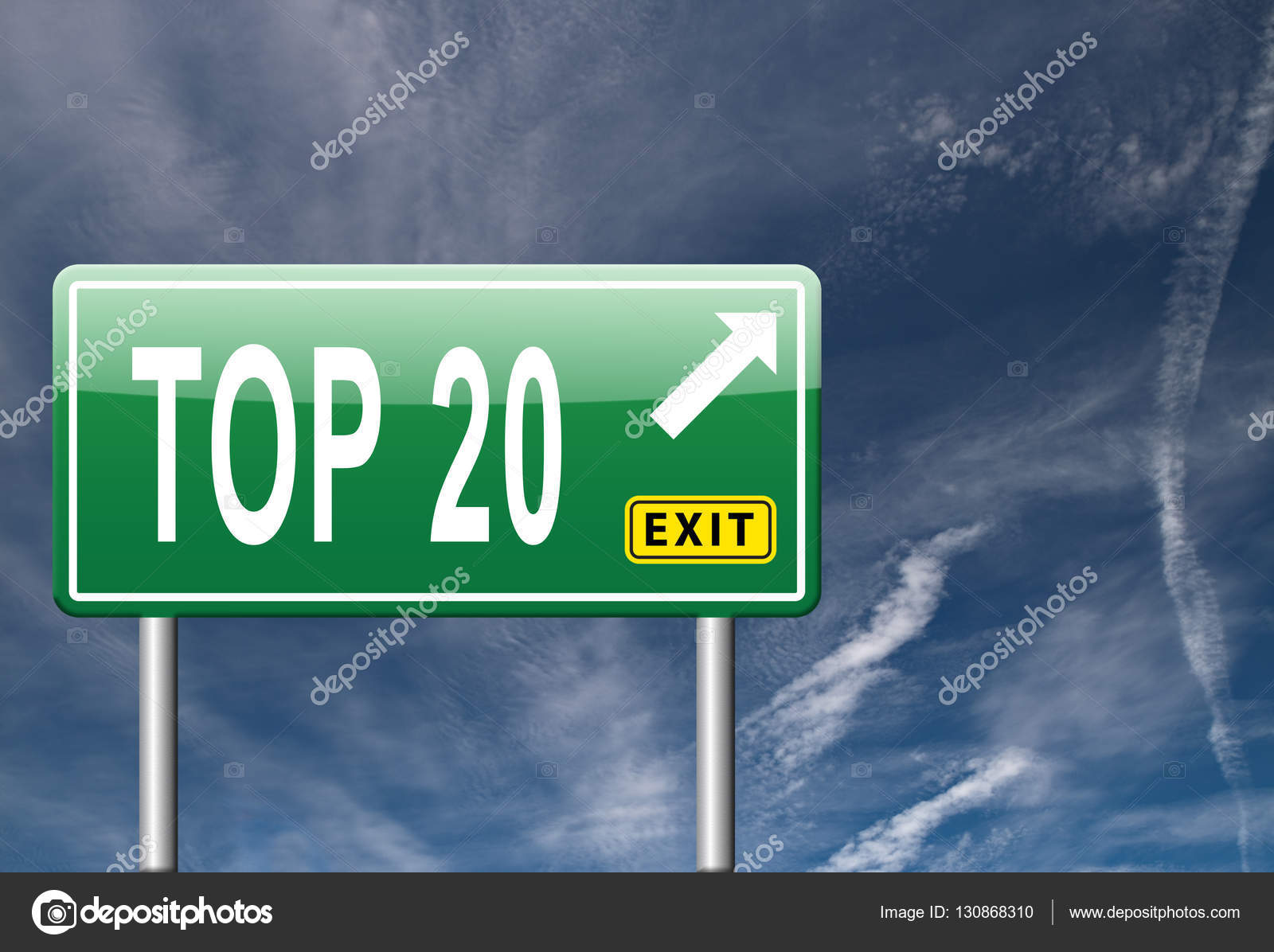 Top 20 chart Stock Photo by ©illustratorkris 130868310