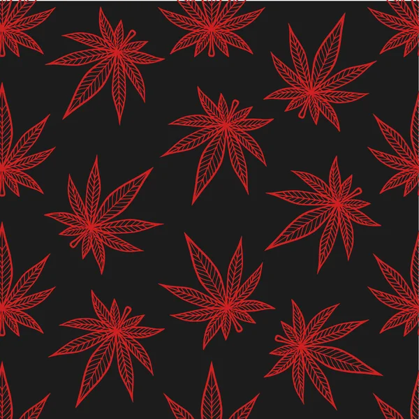 Pattern Weed Joint Spliff Time Marijuana Vector Silhouette Illustration ...