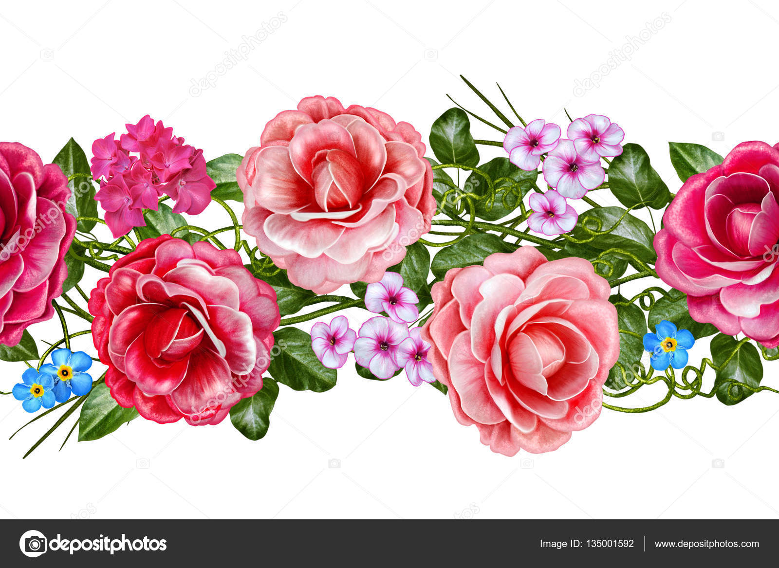 Rose Clip Art Border