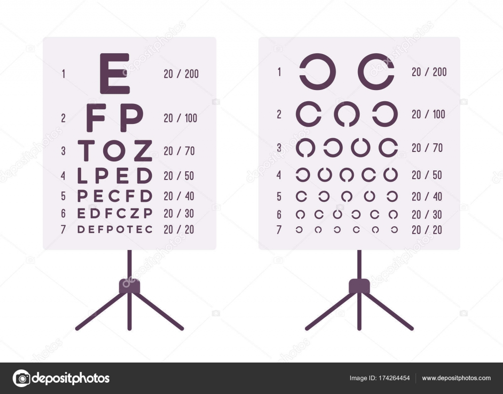 Sight check table — Stock Vector © Andrew_Rybalko #174264454