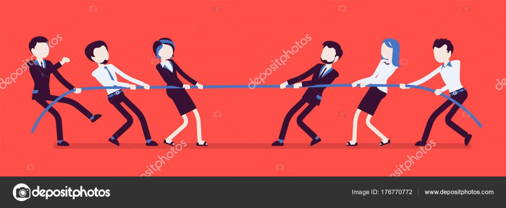 Tug of war Stock Vector Image by ©Andrew_Rybalko #176770772