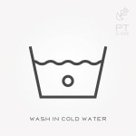 Gentle or delicate, wash machine sign line icon Stock Vector Image by ...