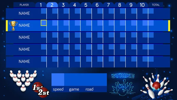 Bowling score sheet Vector Art Stock Images | Depositphotos Bowling score sheet Vector Art Stock Images | Depositphotos