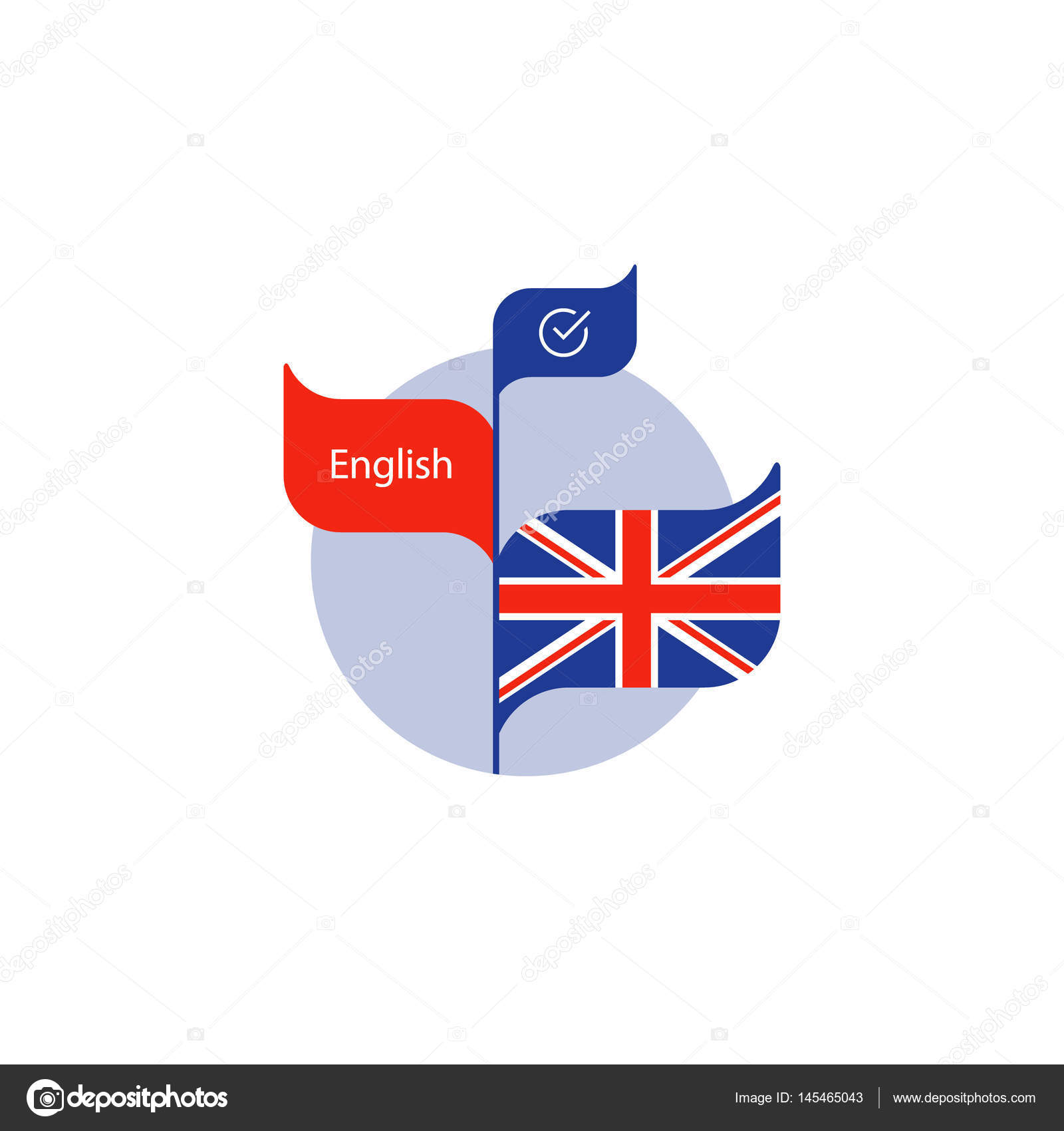 English Language Flag Icon