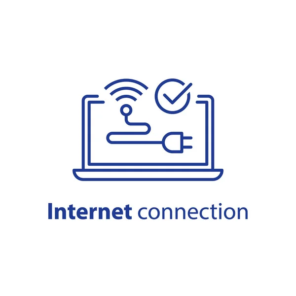 Wireless internet connection sign icon Vector Art Stock Images ...