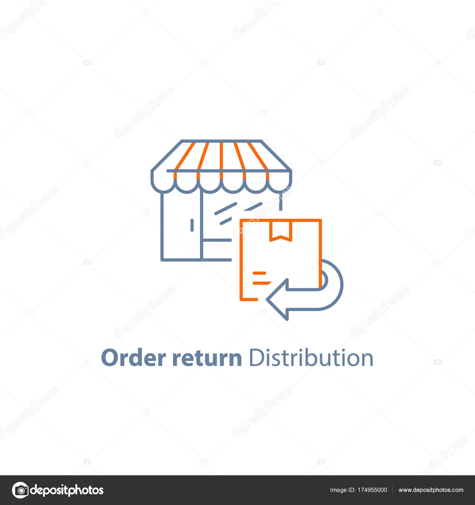 Parcel pick up point, return order box back to shop, warranty ...