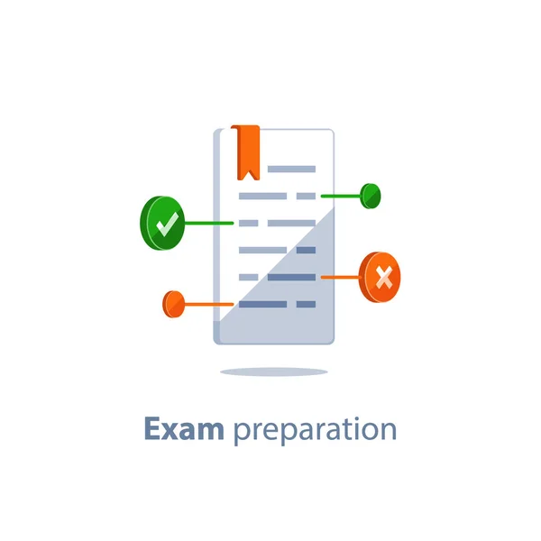 Check up grammar, text editing, copywriting concept, exam preparation ...