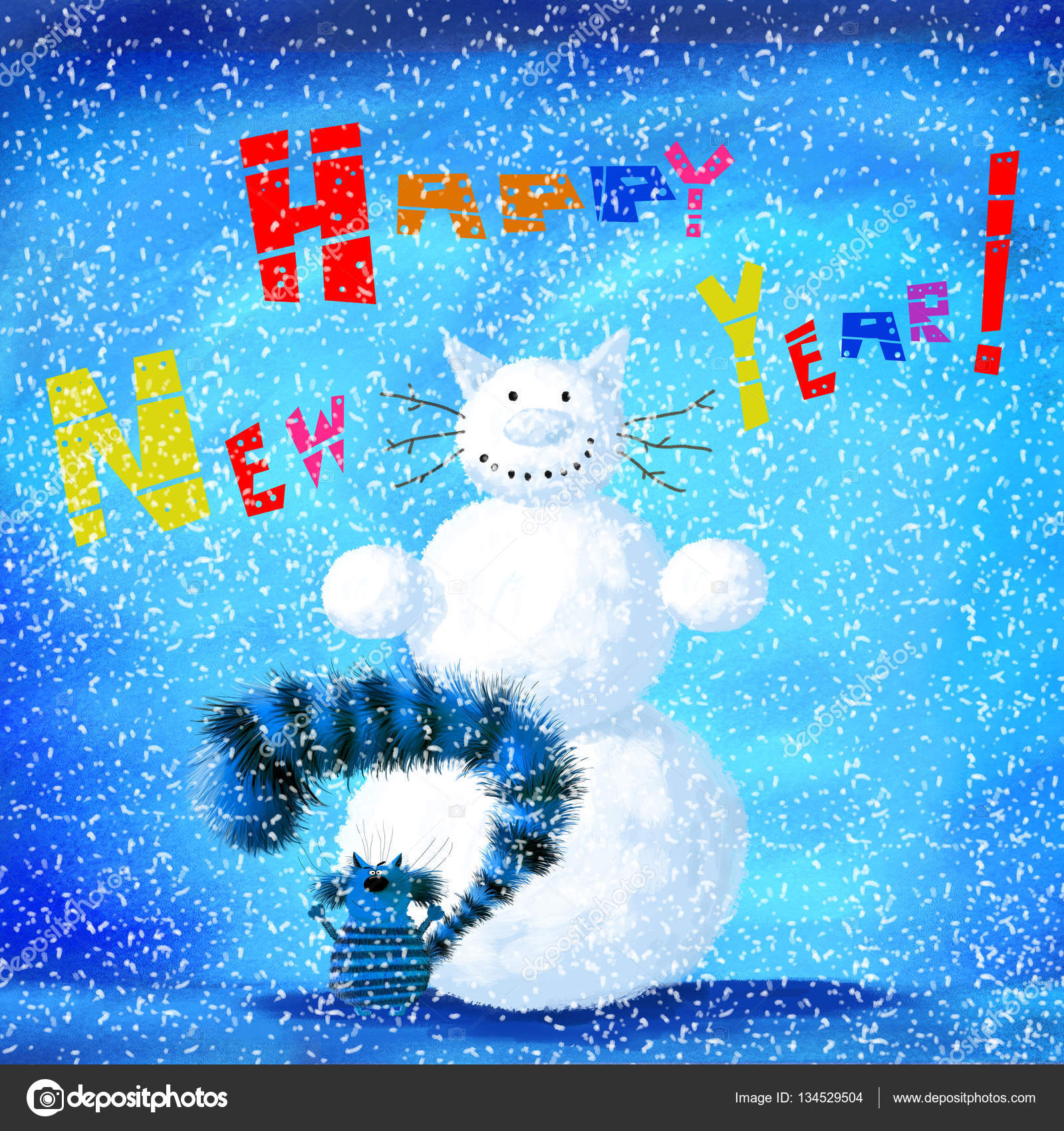 Gato en nevada al lado de enorme snowcat — Foto de stock #134529504 ...