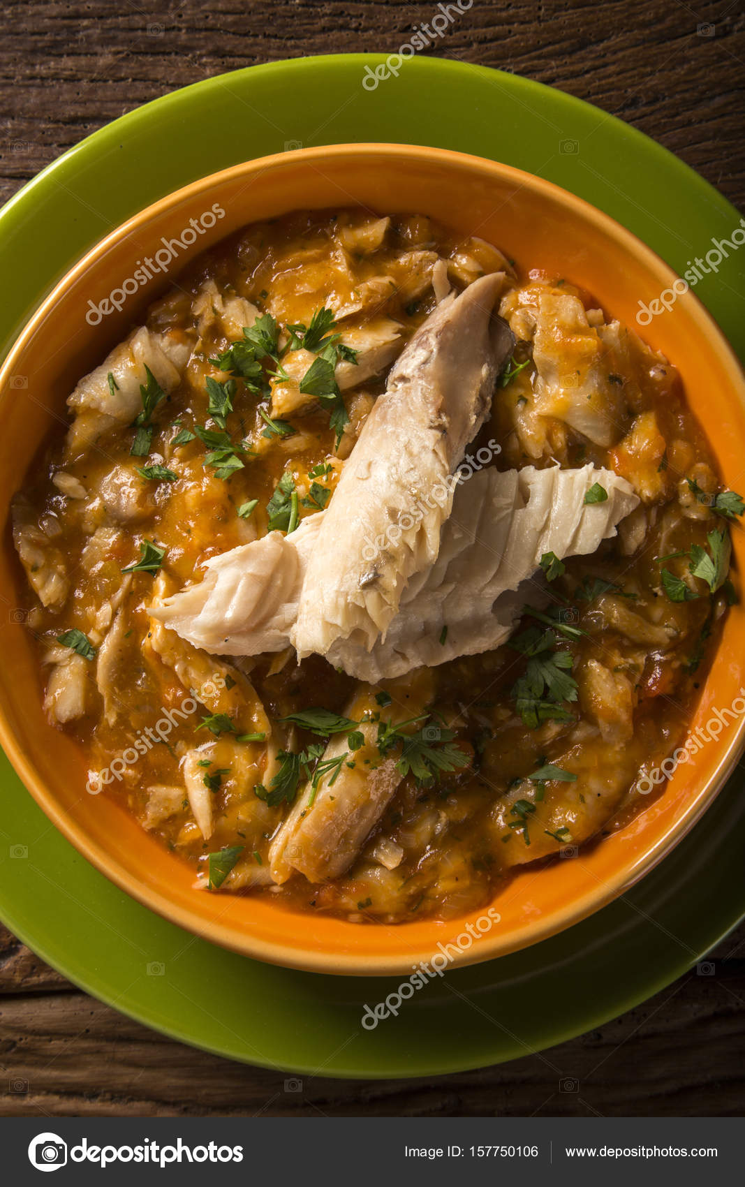 Traditional amazonian fish - Mojica de tucunare — Stock Photo ...