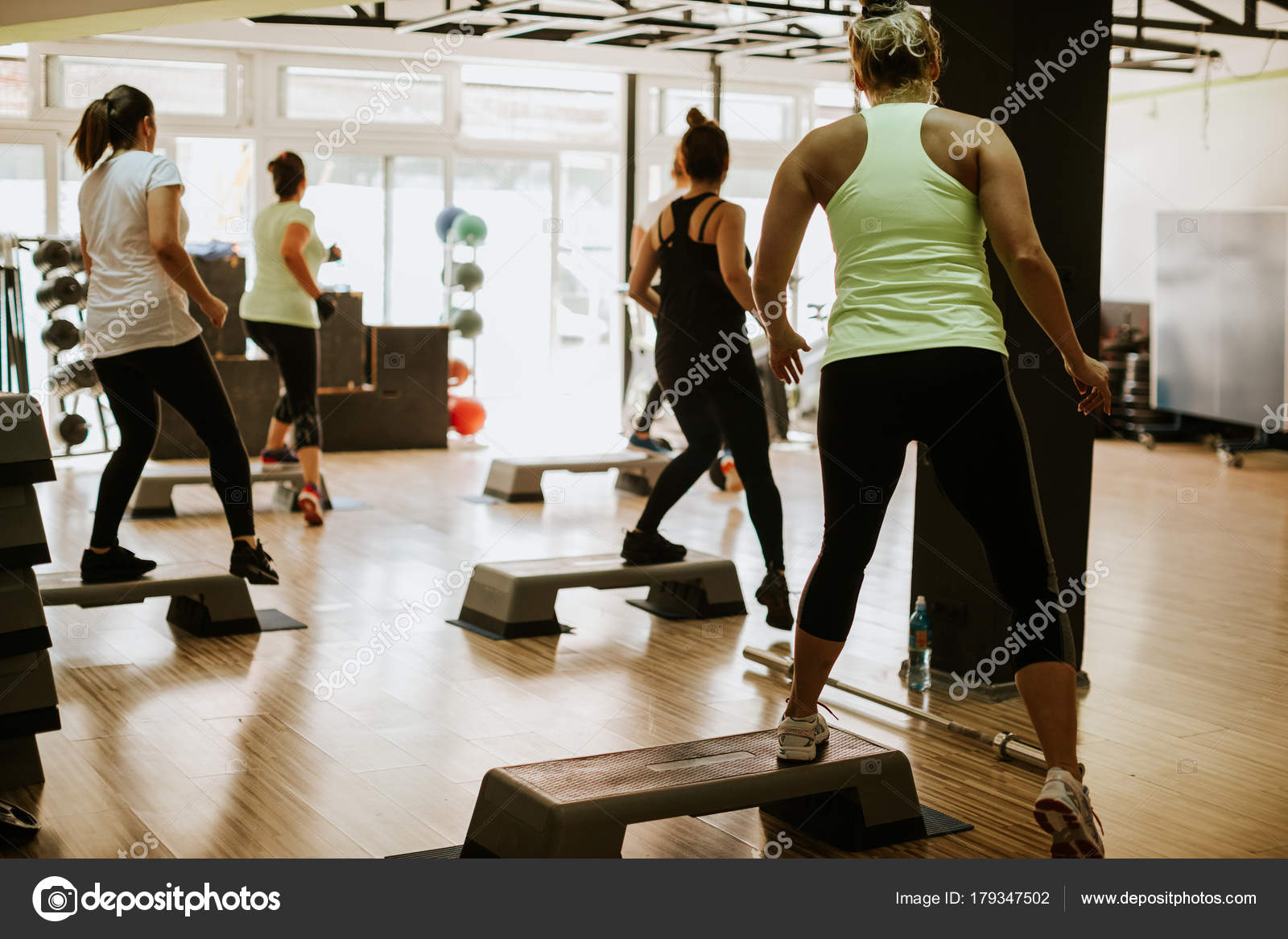 High intensity interval training workout Stock Photo by ©shevtsovy ...