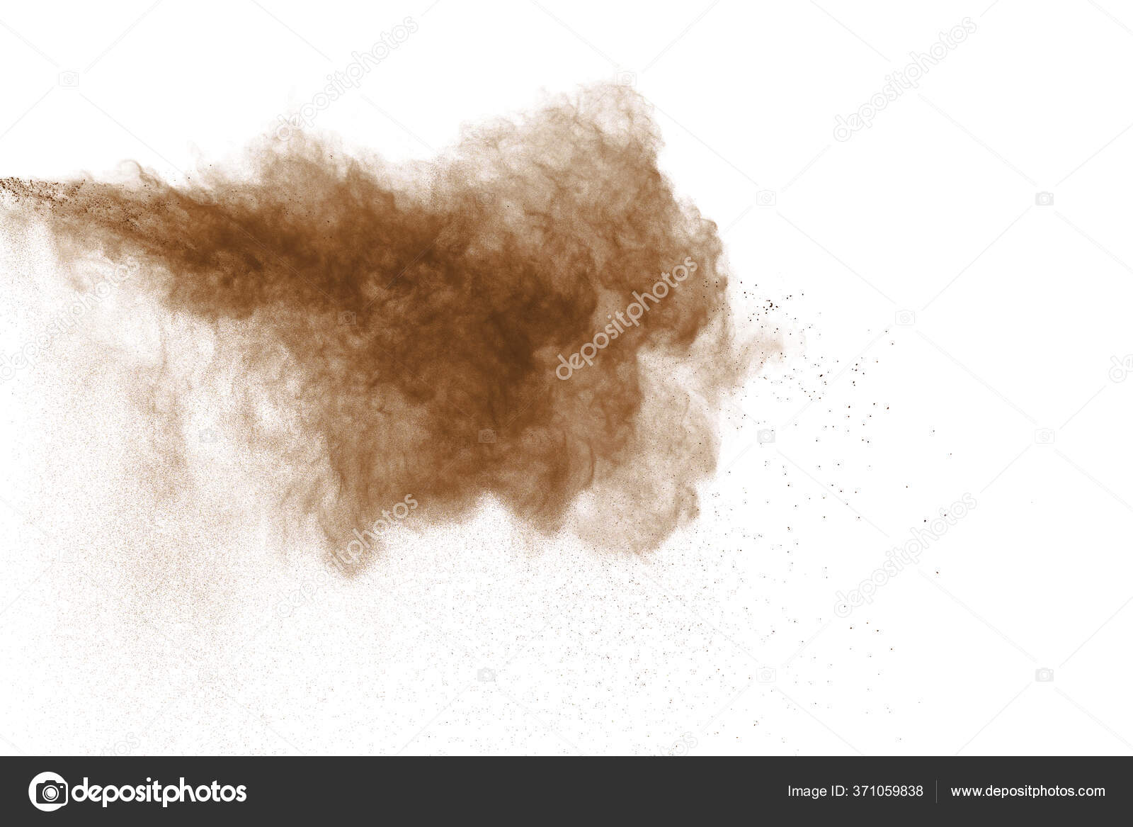 Coffee Explosion Isolated White Background Stock Illustration by ...
