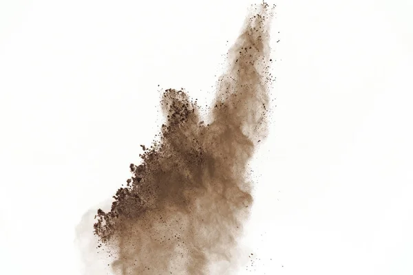 Coffee Explosion Isolated White Background Stock Illustration by ...
