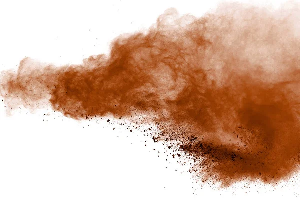 Coffee Explosion Isolated White Background Stock Illustration by ...
