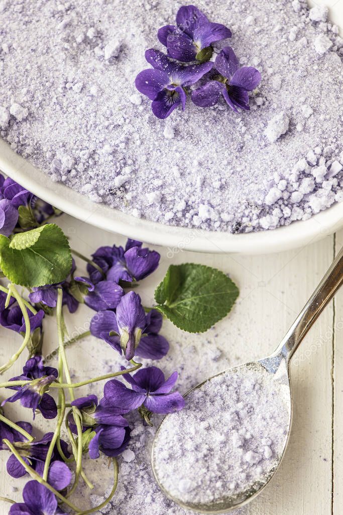 viola violeta dulce lila azúcar cristales para decorar pasteles hornear ...