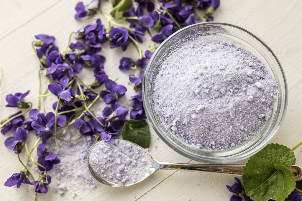 viola violeta dulce lila azúcar cristales para decorar pasteles hornear ...