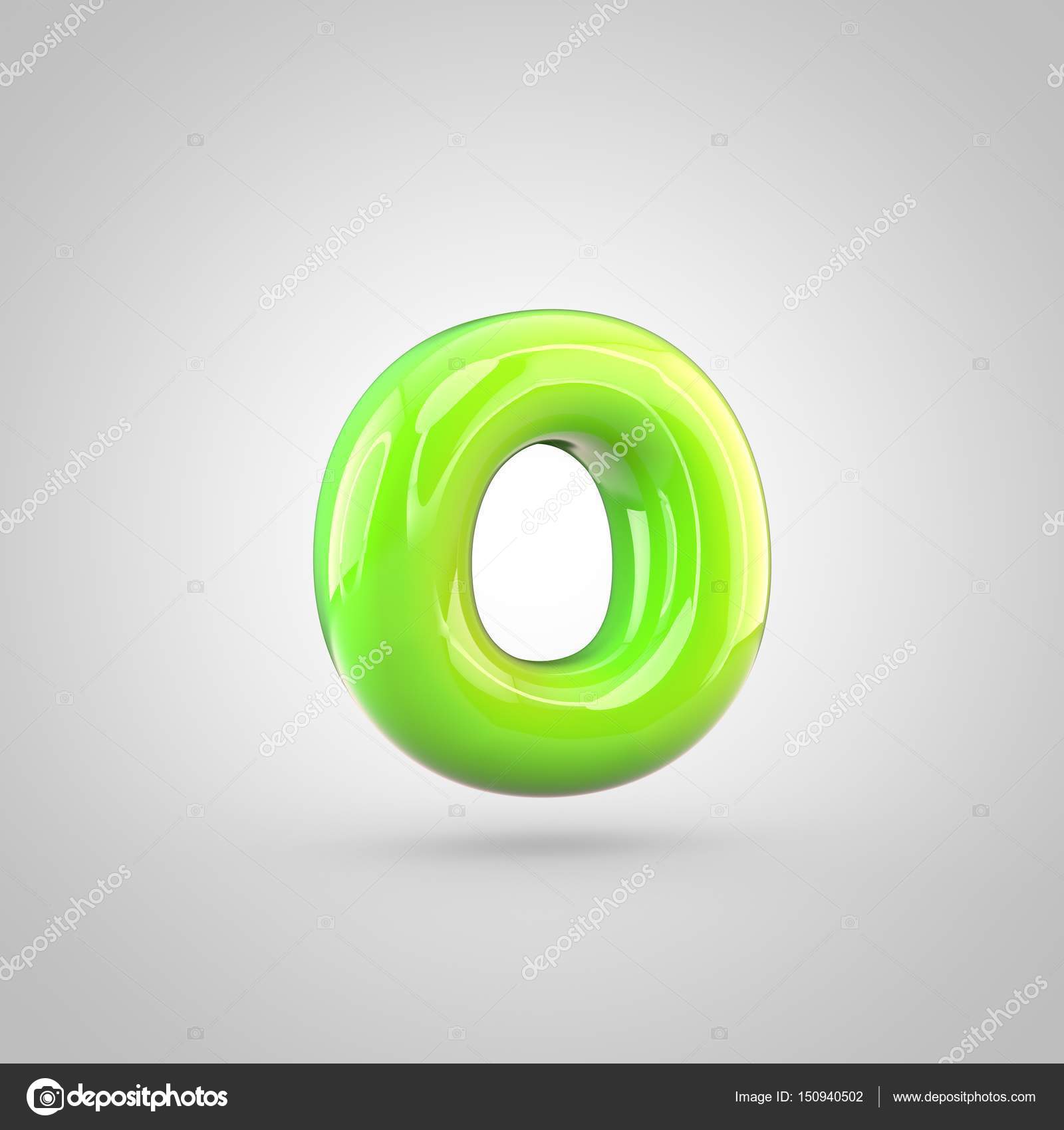Bubble Letter Lowercase O