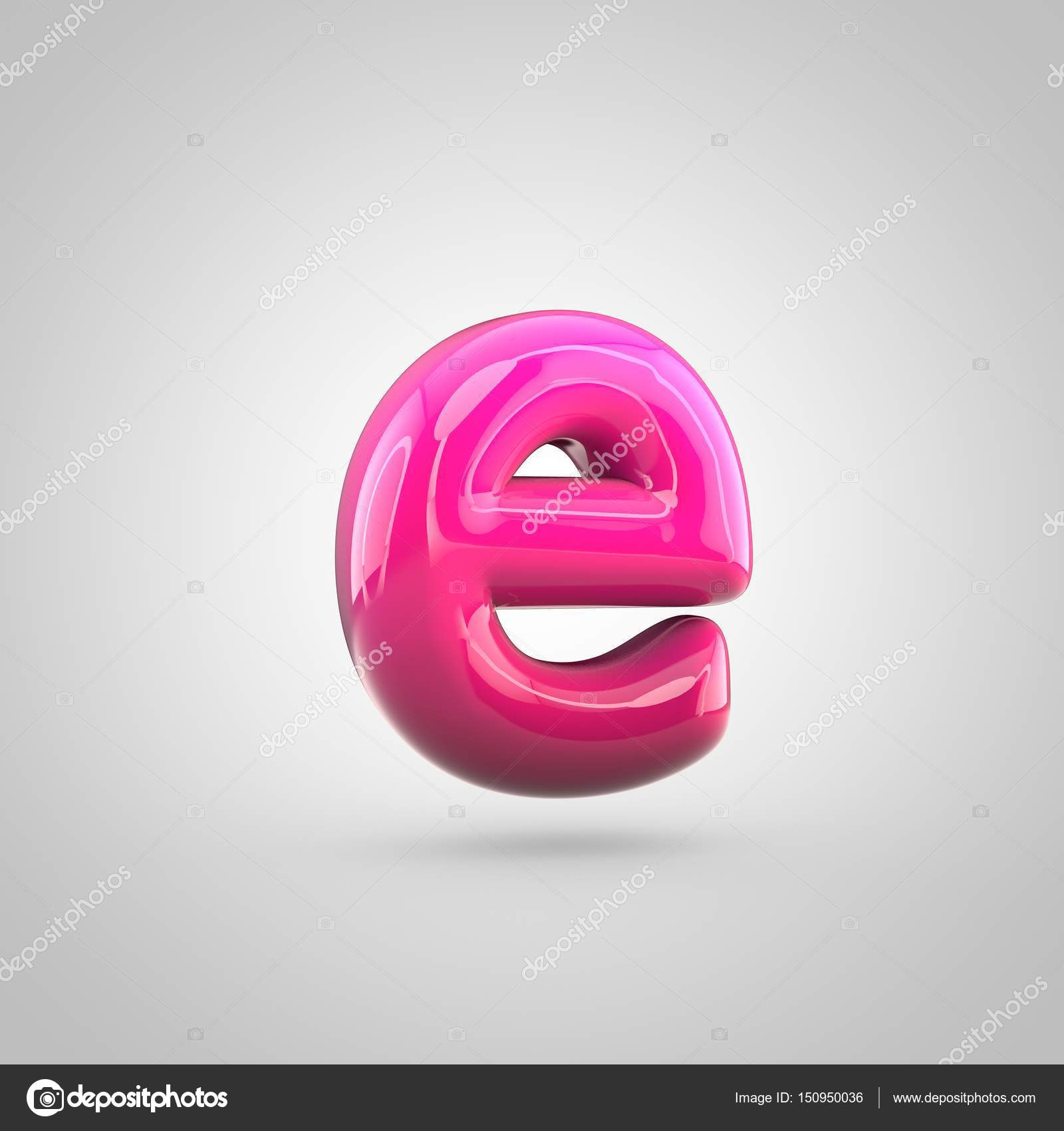 Lowercase E Bubble Letters