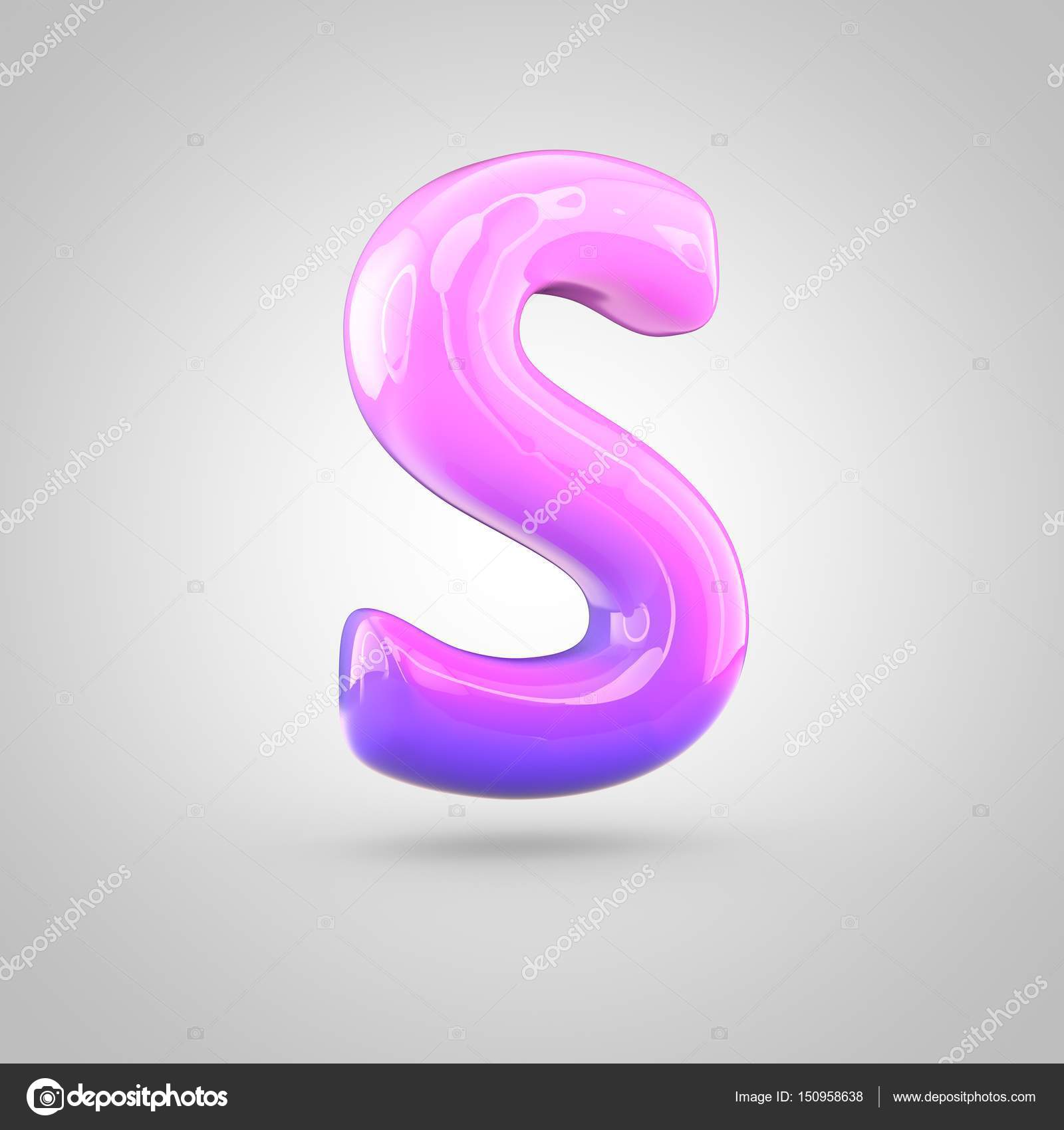 Pink and violet alphabet letter s Stock Photo by ©whitebarbie 150958638