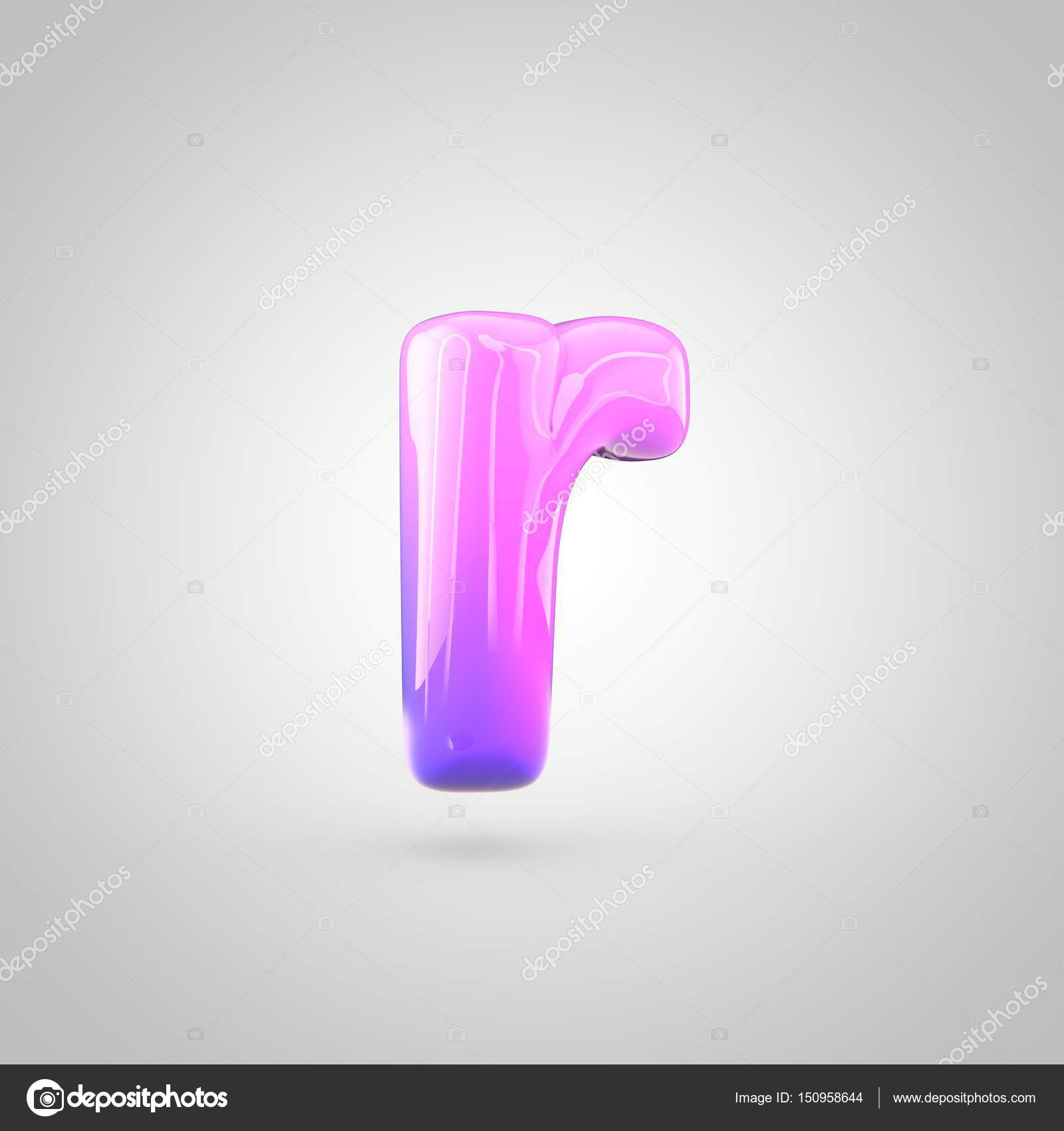 Bubble Letter Lowercase R