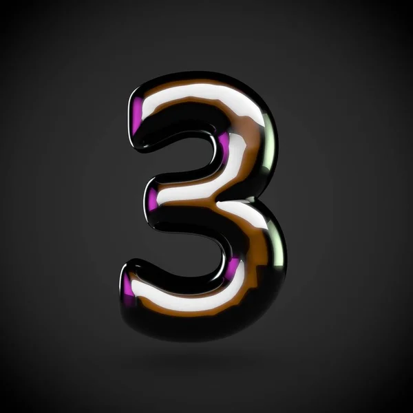 Microscopic Number Rendered Nano Font Tiny Particles Isolated Black ...