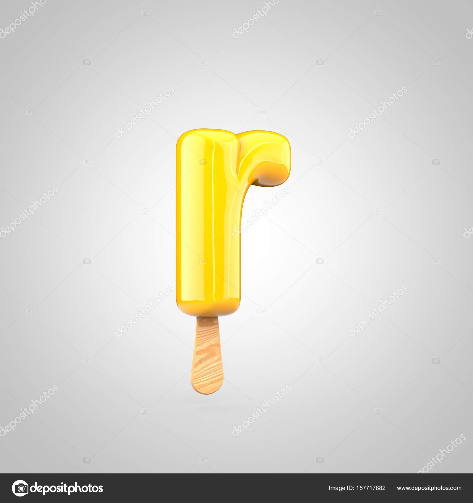 Ice cream letter R lowercase Stock Photo by ©whitebarbie 157717882