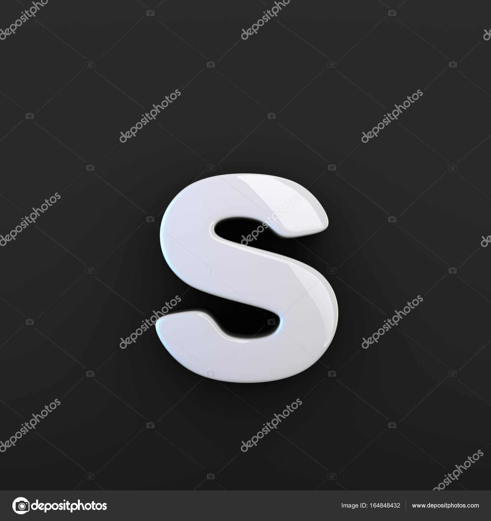 Letra S Clipart Preto E Branco