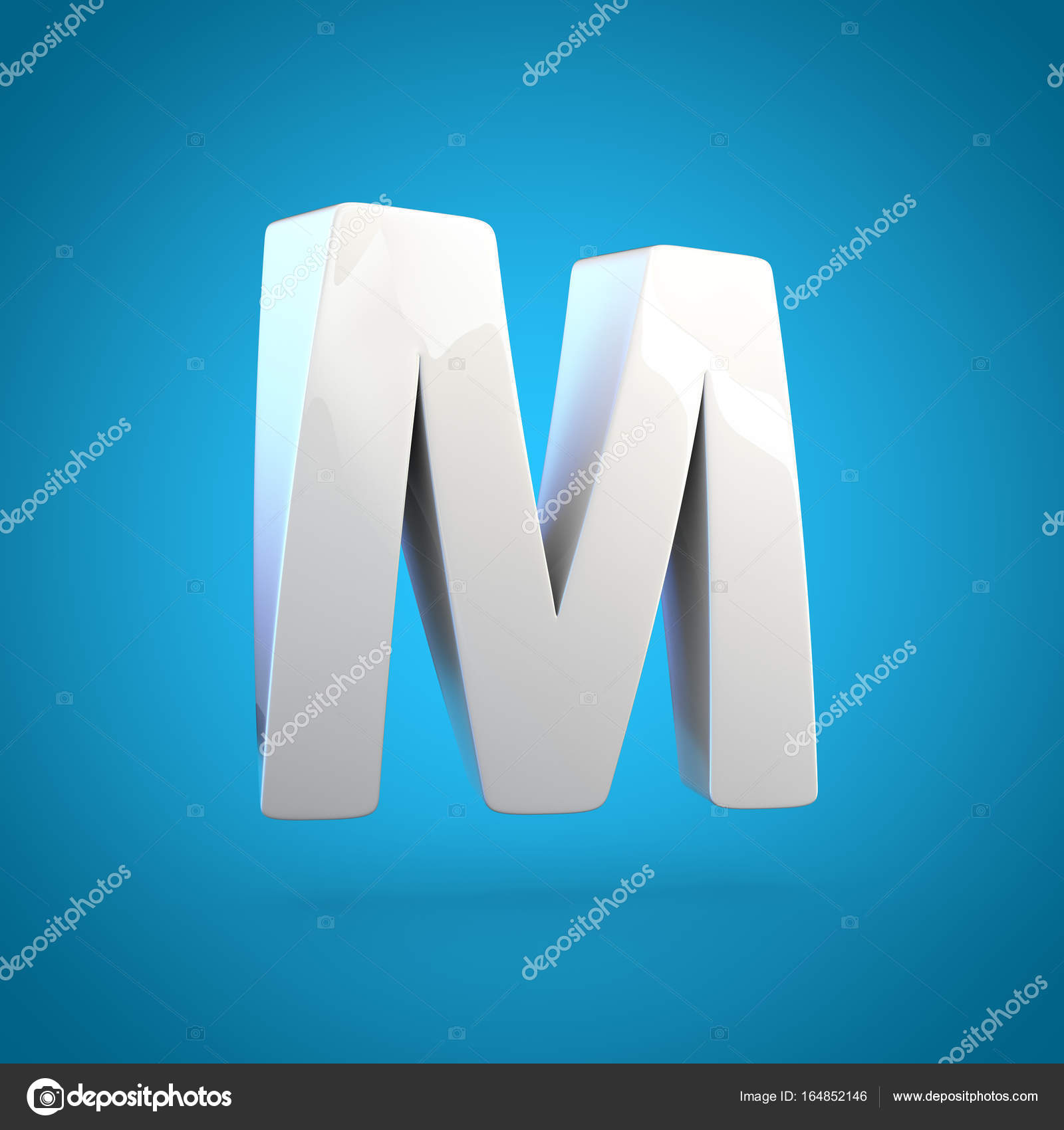 Uppercase grey letter M — Stock Photo © whitebarbie #164852146