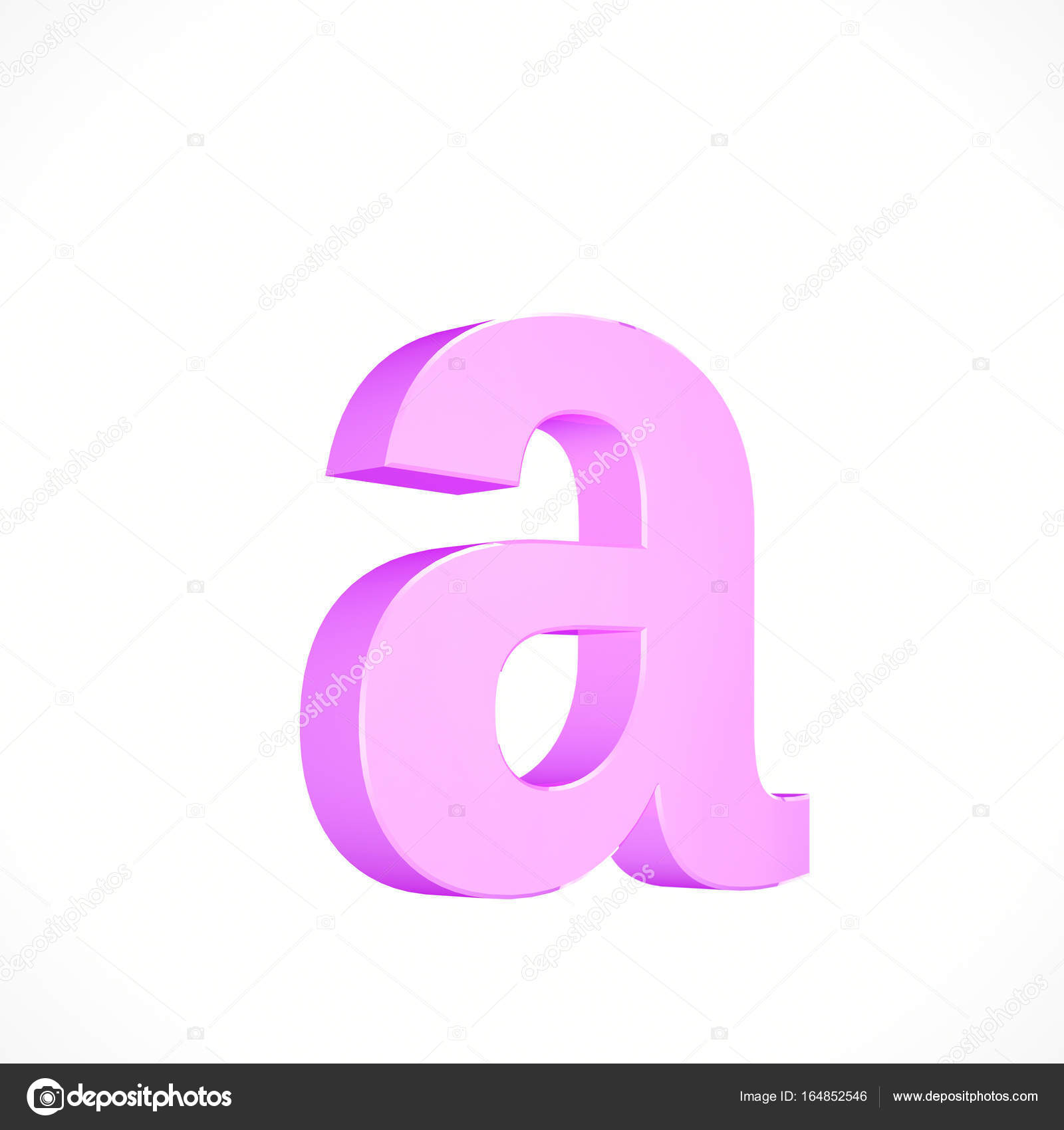 Lowercase pink letter A ⬇ Stock Photo, Image by © whitebarbie #164852546