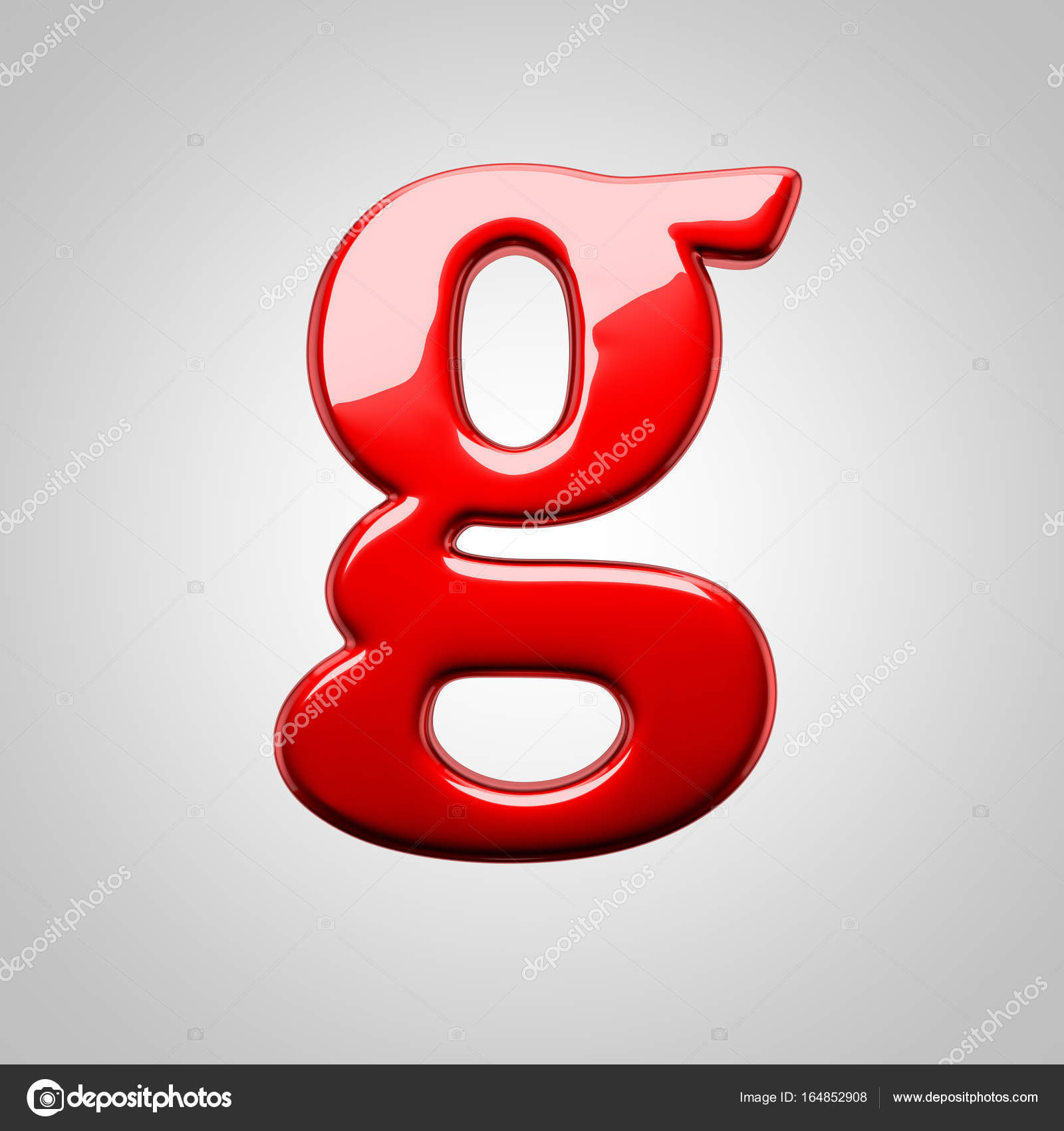 Lowercase red letter G Stock Photo by ©whitebarbie 164852908
