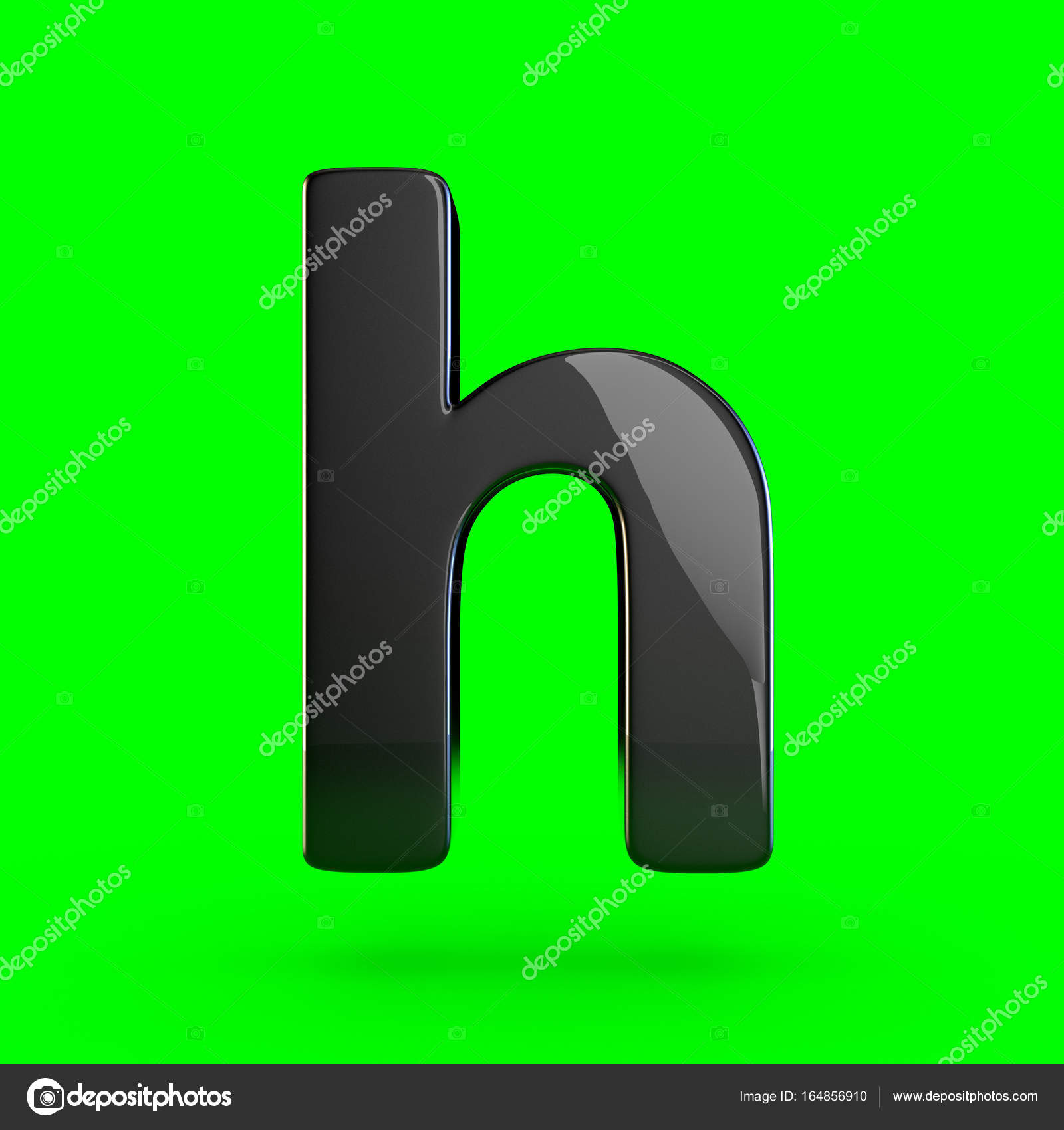 Green Letter H