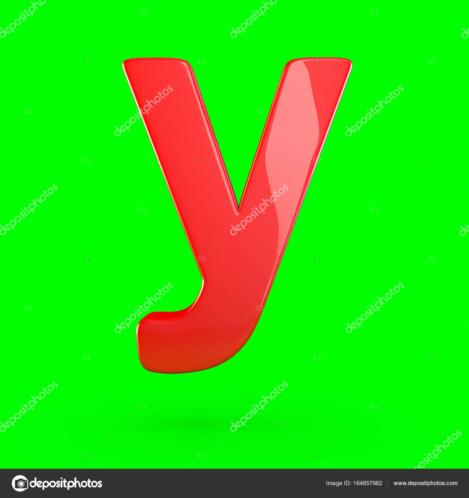 Lowercase red letter Y Stock Illustration by ©whitebarbie #164857982