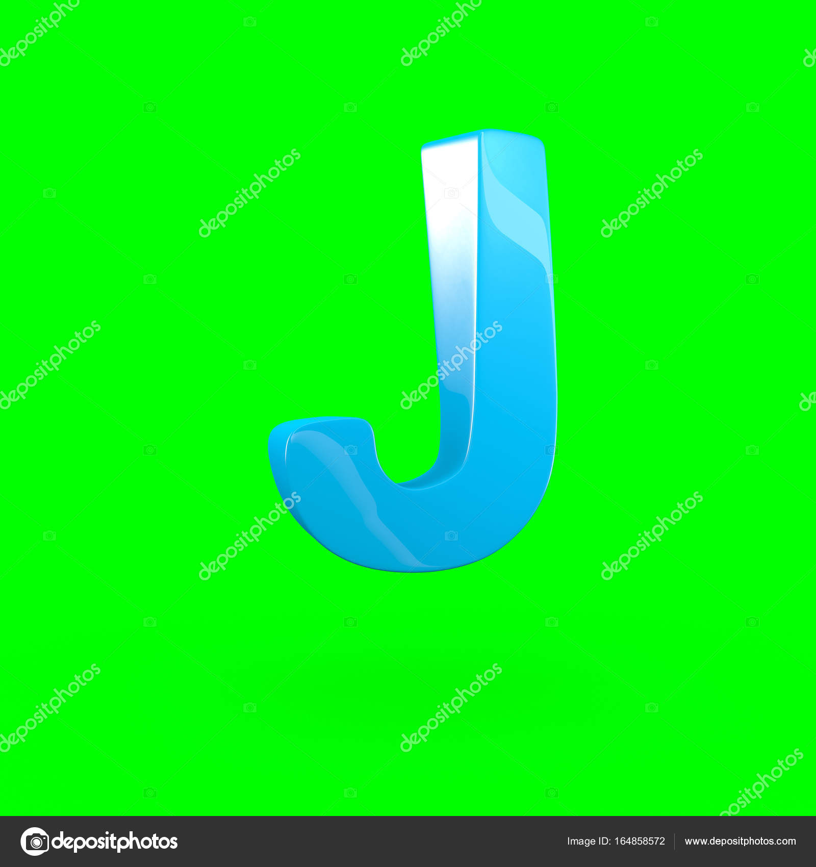 Uppercase blue letter J — Stock Photo © whitebarbie #164858572