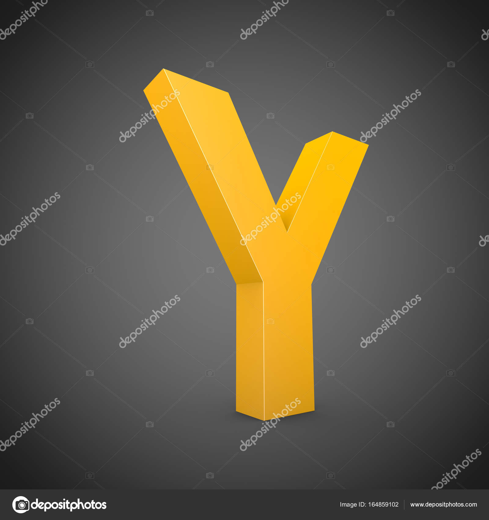 Uppercase yellow letter Y — Stock Photo © whitebarbie #164859102