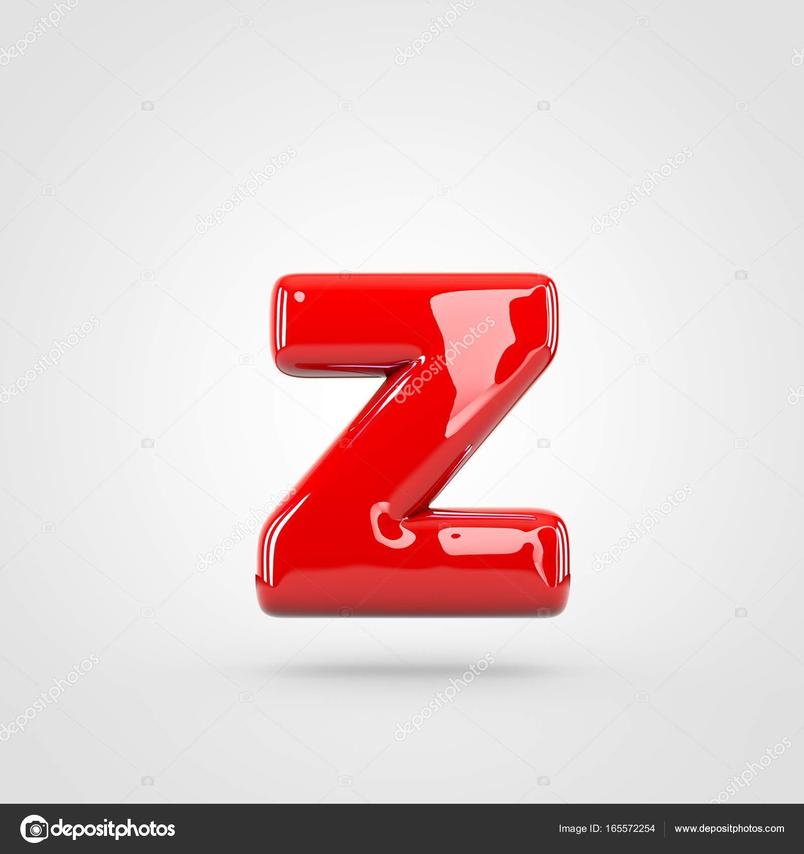 Letter Z Red