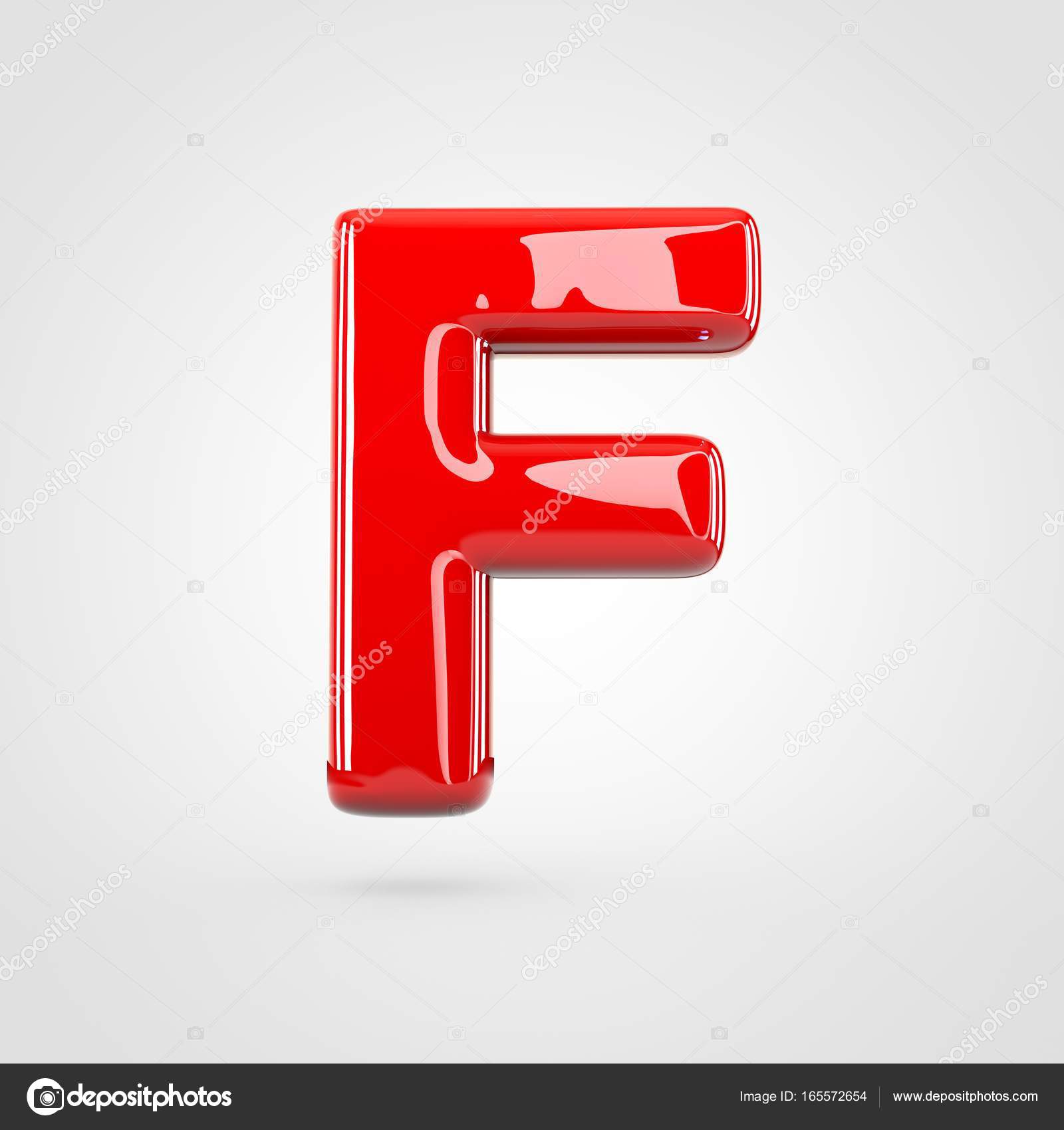 Huruf merah besar F — Foto Stok © whitebarbie #165572654