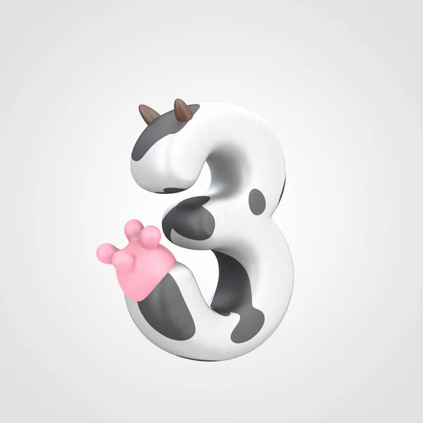 Spotted cow pattern on number 8 Stock Photo by ©whitebarbie 175634208