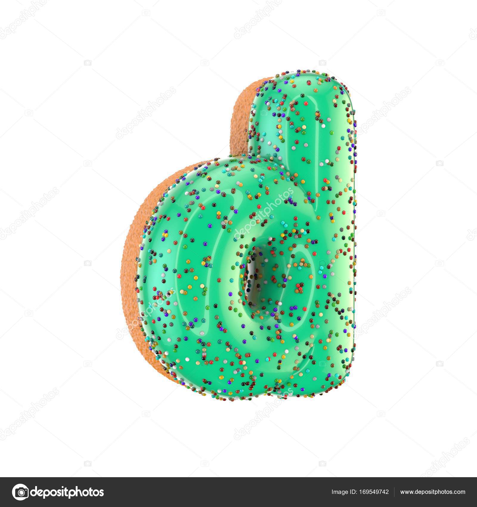 Donut letter d lowercase Stock Photo by ©whitebarbie 169549742
