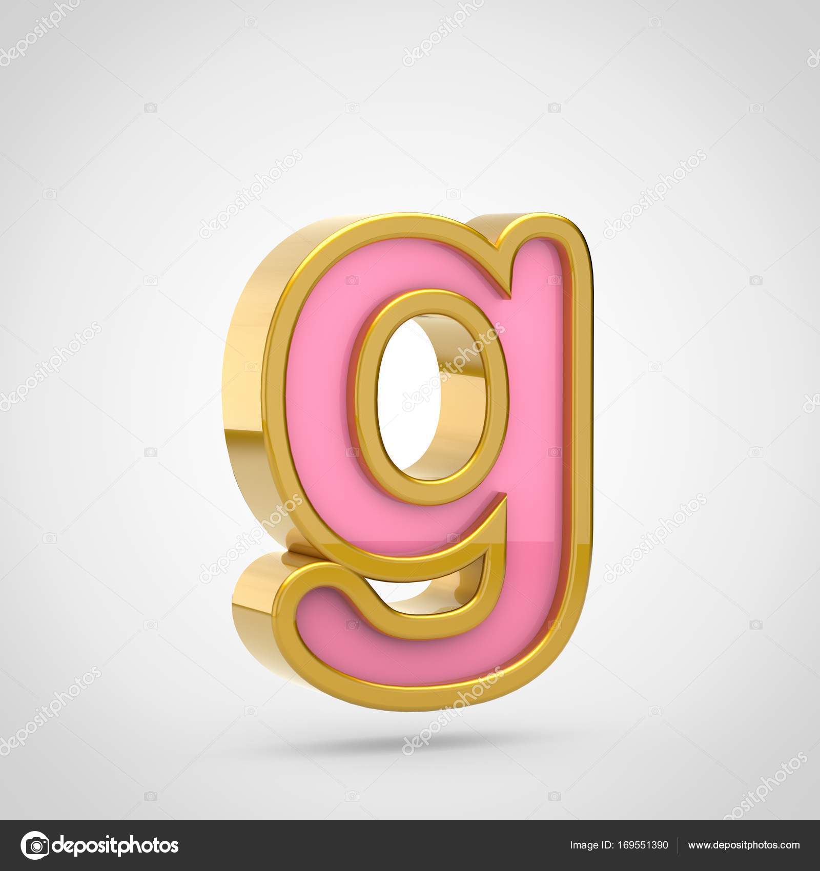 Letter G Pink