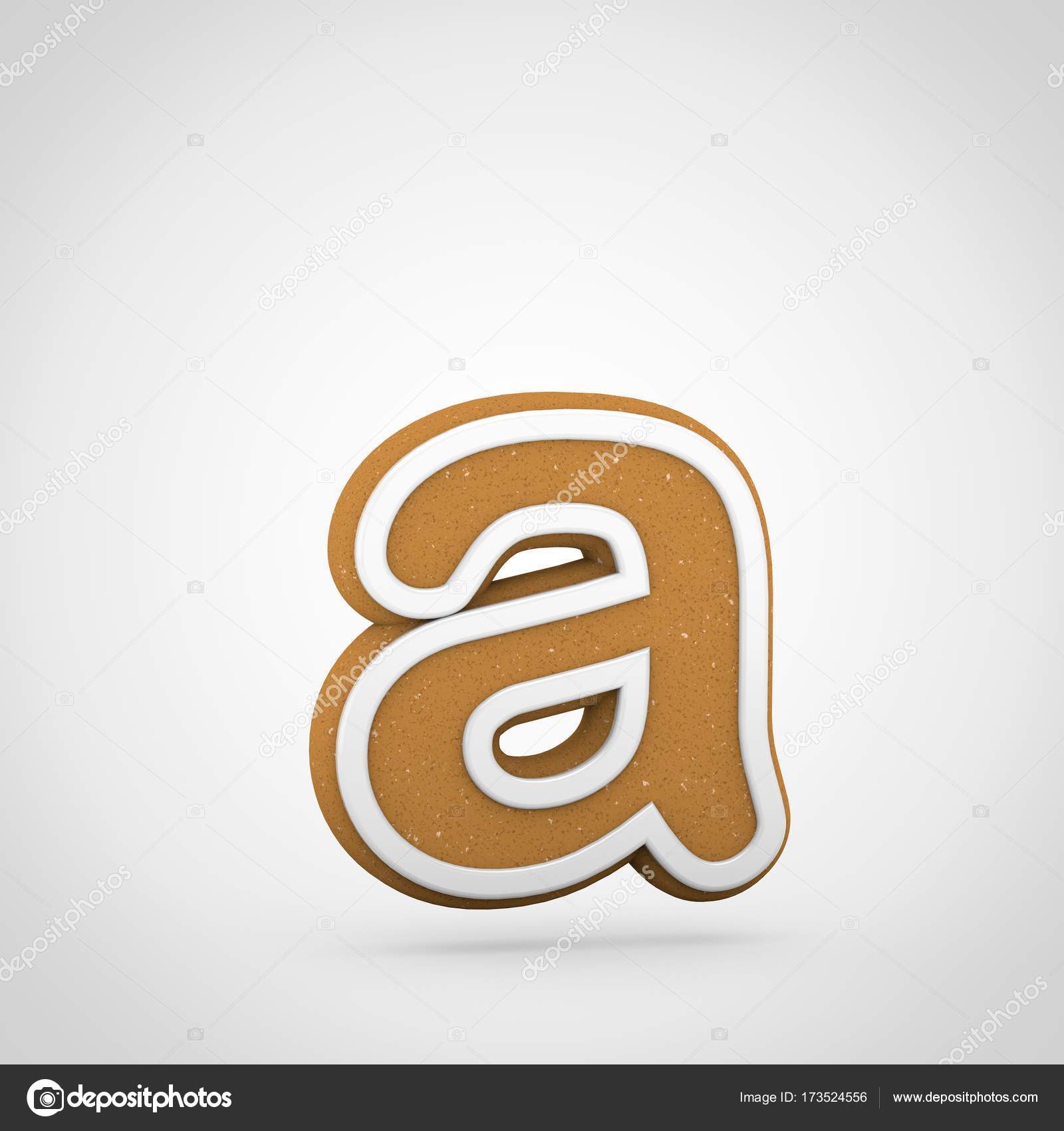 Gingerbread letter a lowercase Stock Photo by ©whitebarbie 173524556