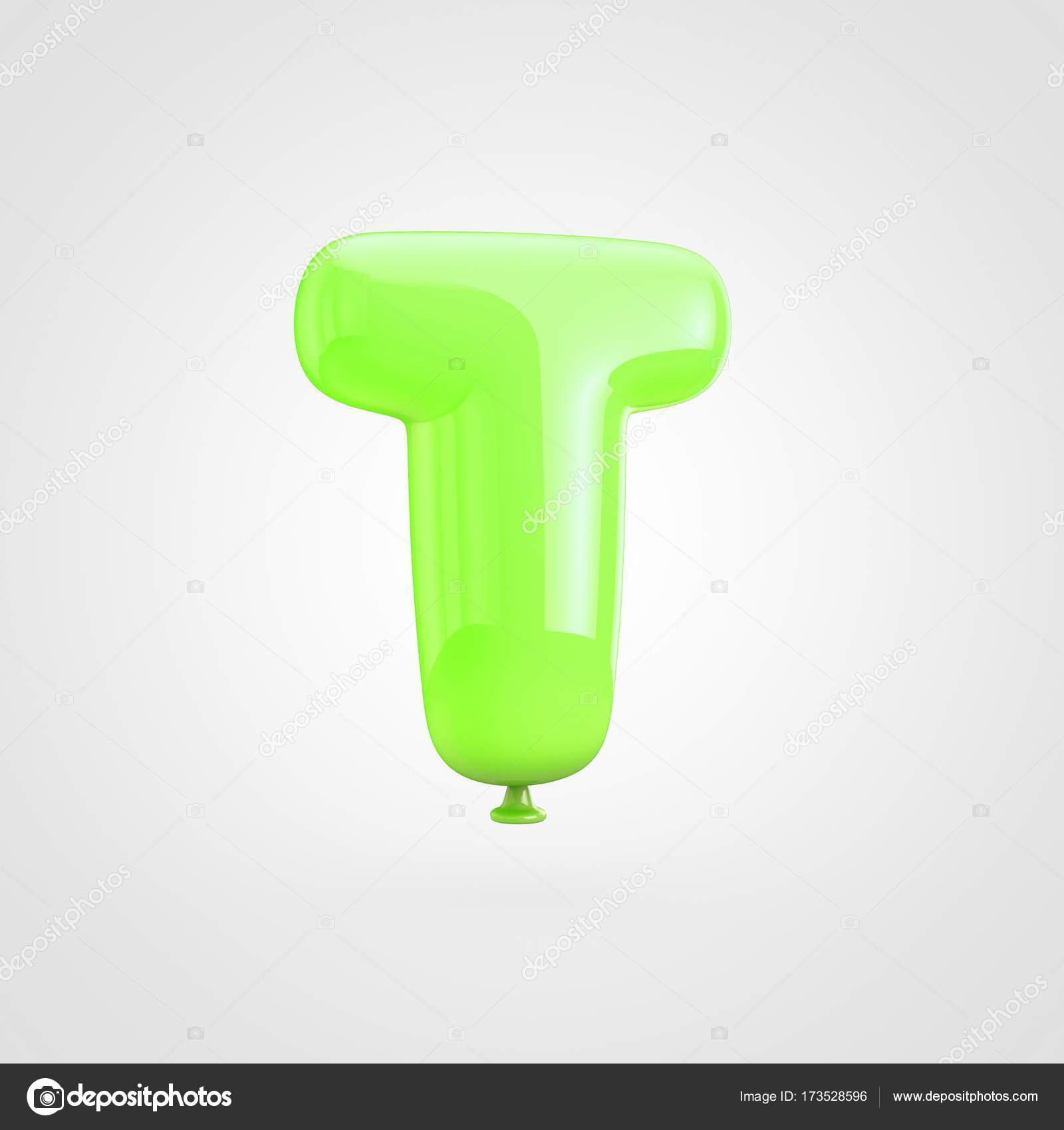 Balloon letter t uppercase Stock Photo by ©whitebarbie 173528596