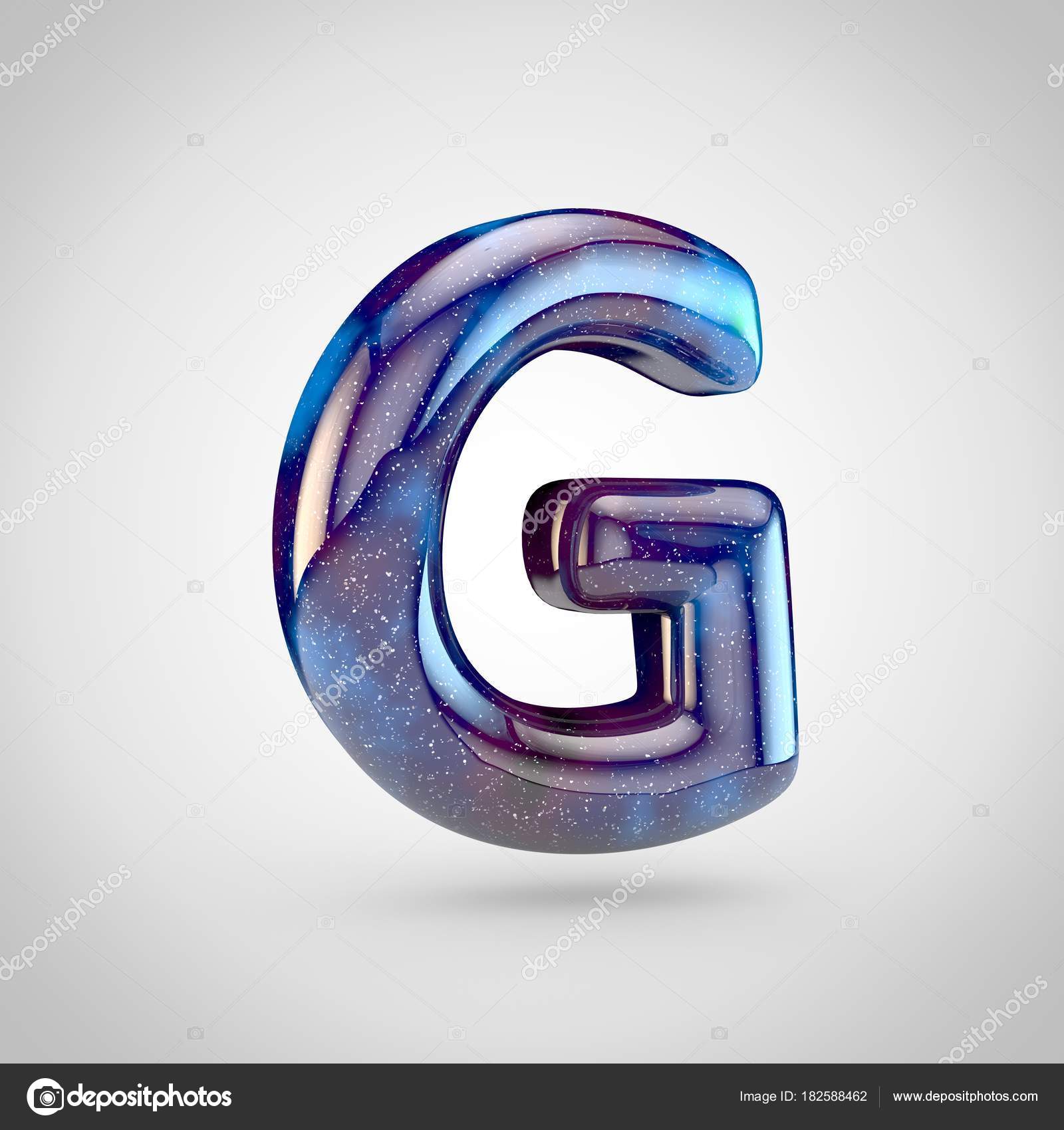 Galaxy Letter Uppercase Render Galaxy Font Glittering Stars Cosmic ...