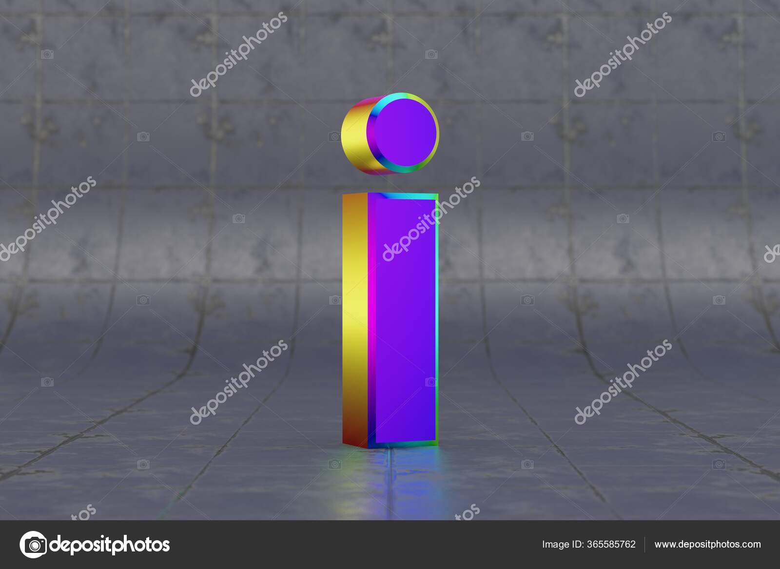 Multicolor Letter Lowercase Glossy Iridescent Letter Tile Background ...