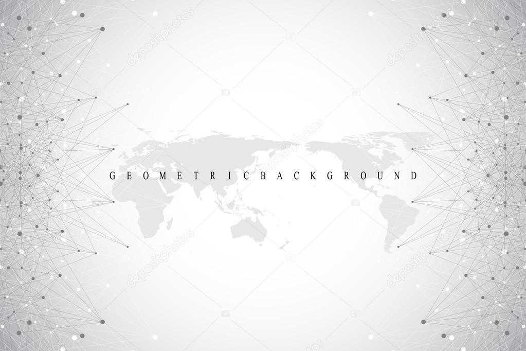 Big data complex. Graphic abstract background communication ...