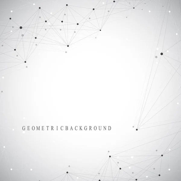 Vector network background abstract polygon triangle. — Stock Vector ...