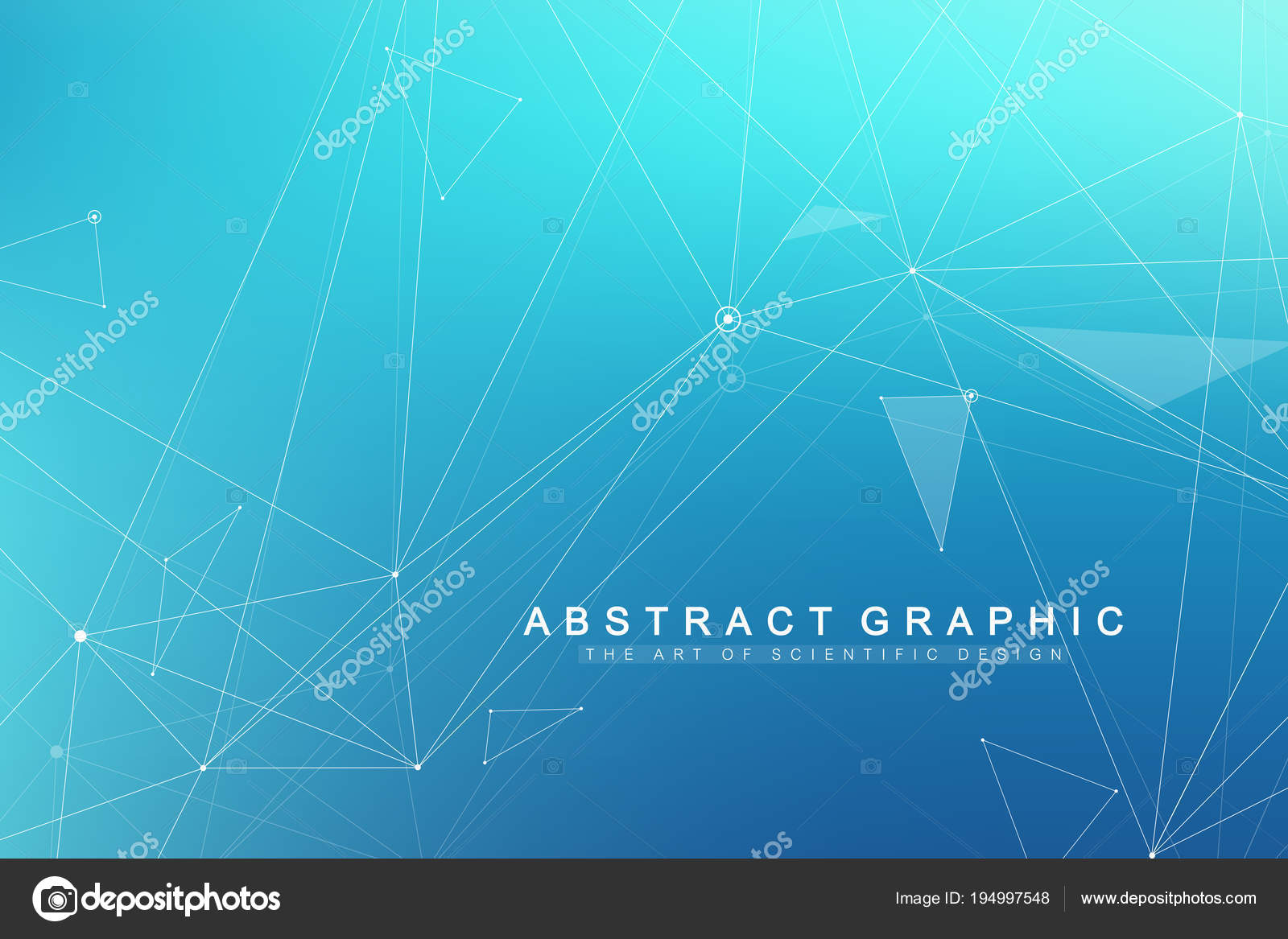 Big data visualization. Graphic abstract background communication ...