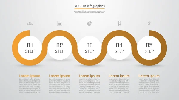 Step Step Infographic Template Presentation Template Numbers Can Used ...