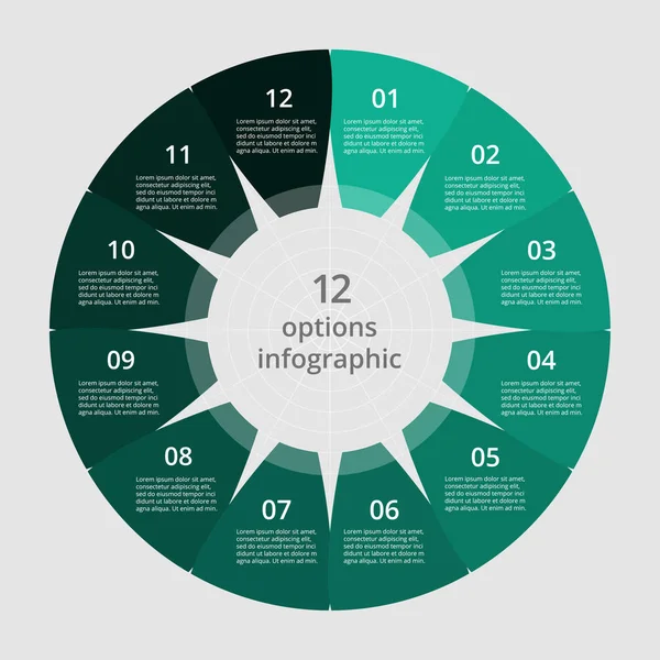 100,000 12 circle diagram Vector Images | Depositphotos