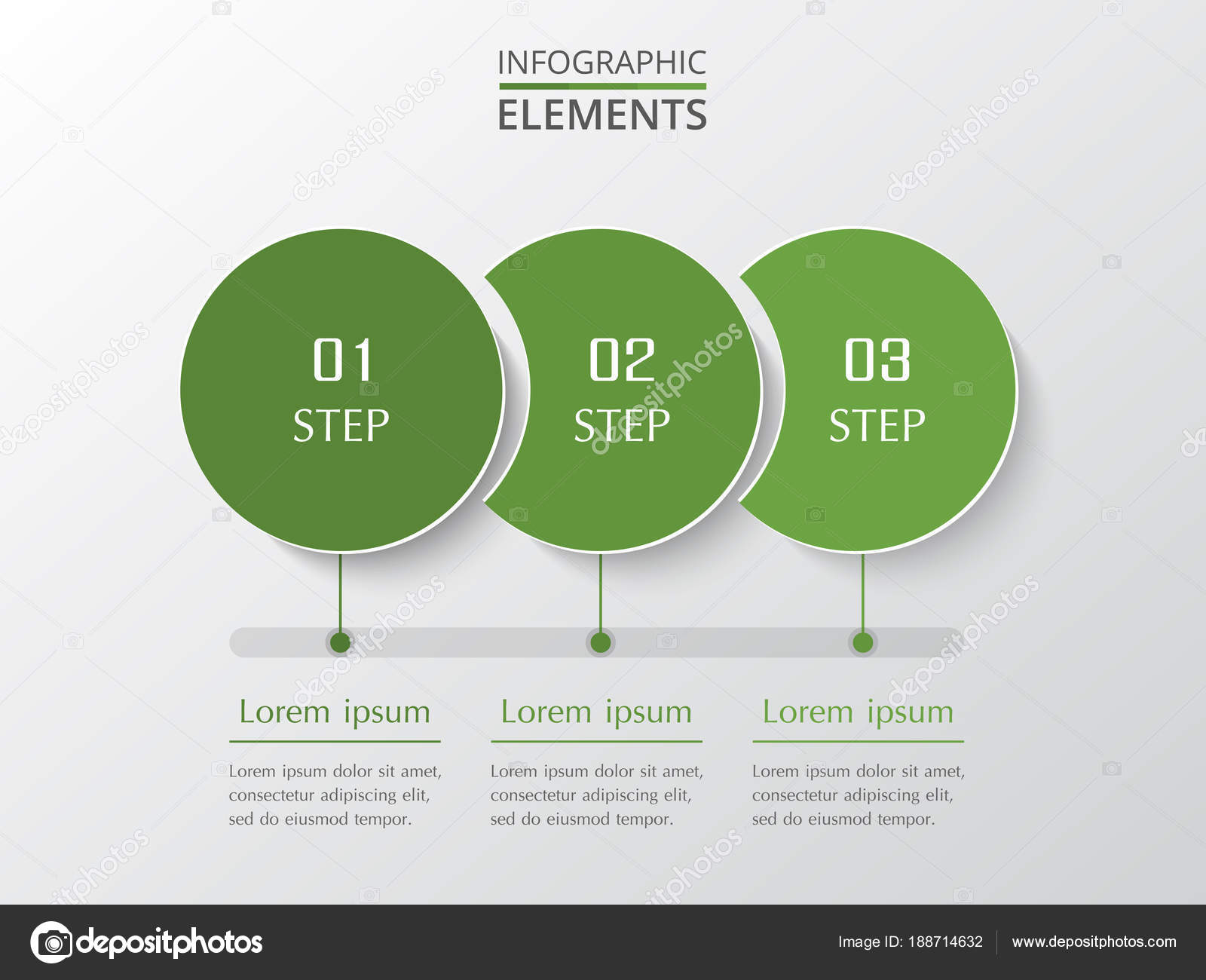 Step by step infographic. Stock Vector Image by ©Rose-Mary #188714632