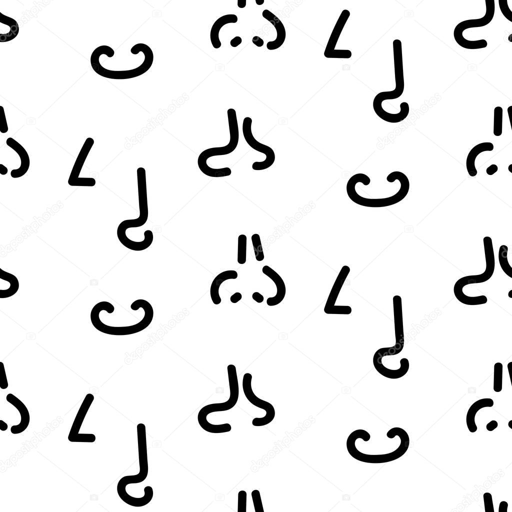 Nose seamless vector pattern. Stock Vector by ©inides 130406896